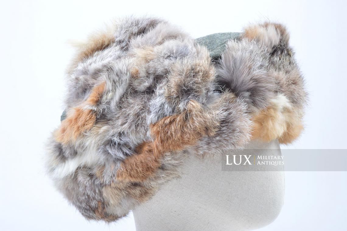 German Heer Rabbit fur hat