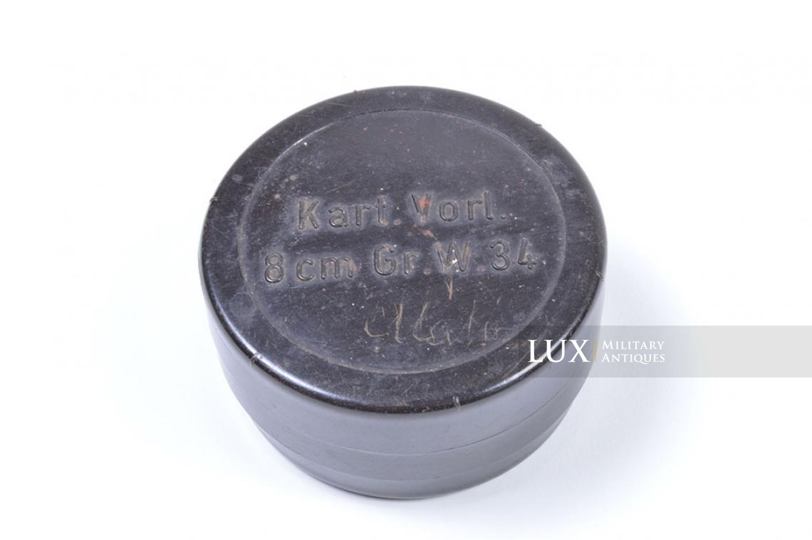 German 8cm Gr.W.34. mortar ammunition additional lifting charges container