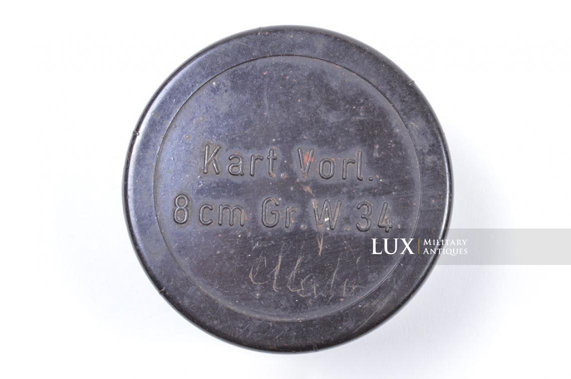 German 8cm Gr.W.34. mortar ammunition additional lifting charges container