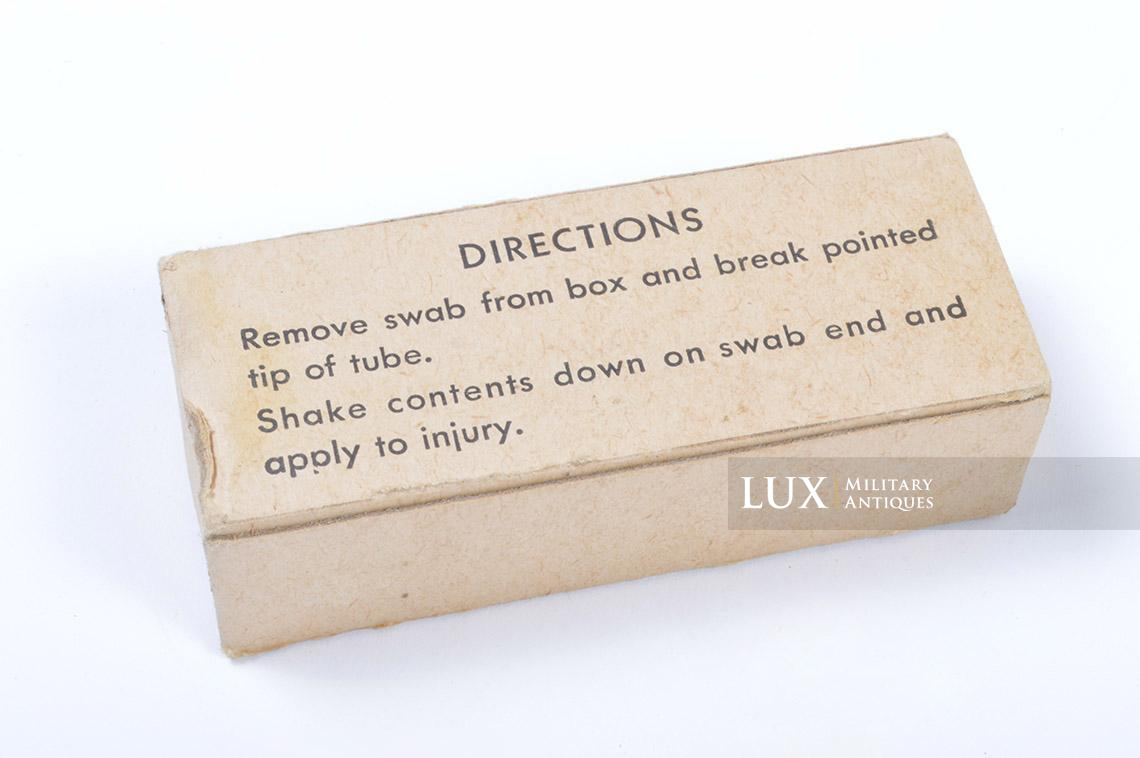 Medic first aid kit box 6 iodine swabs