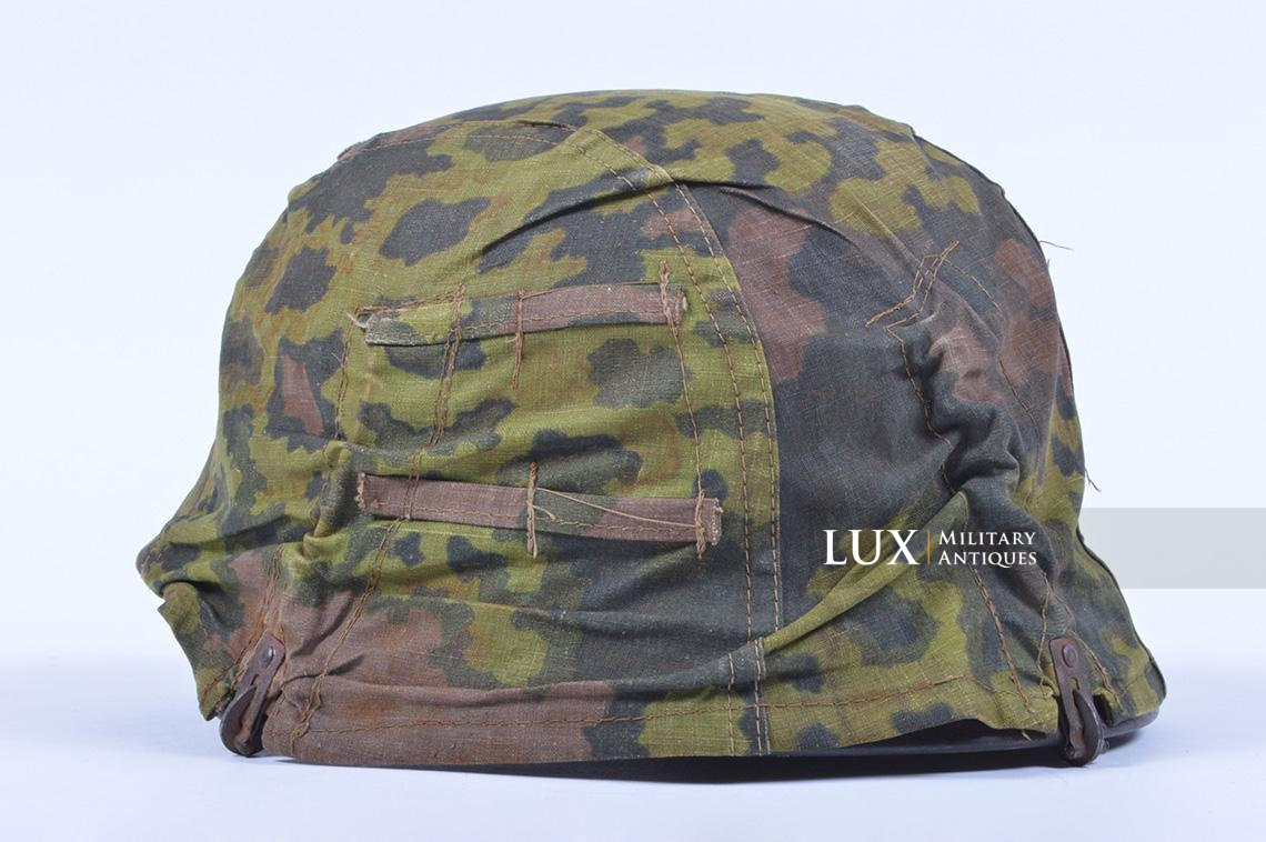 Second pattern Waffen-SS oak-leaf camouflage helmet cover