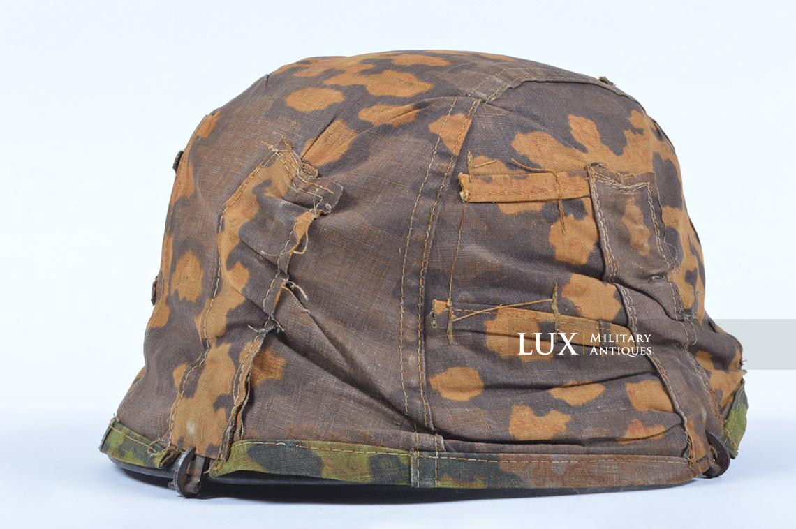 Second pattern Waffen-SS oak-leaf camouflage helmet cover