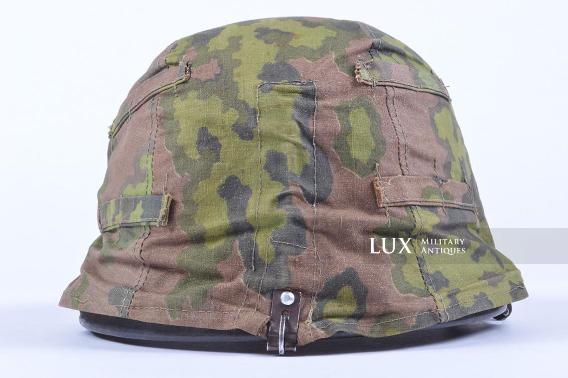 Second pattern Waffen-SS oak-leaf camouflage helmet cover
