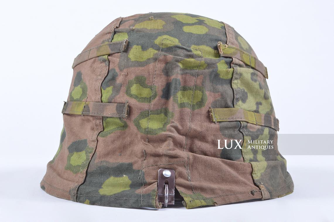 Second pattern Waffen-SS oak-leaf camouflage helmet cover