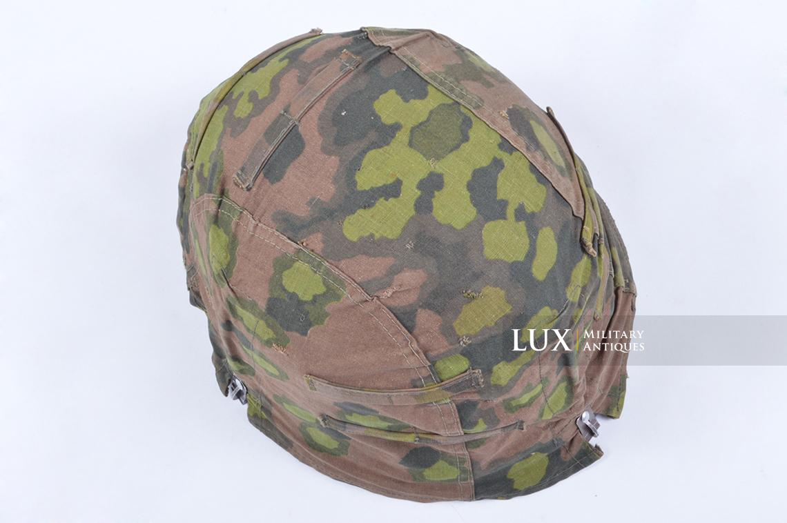Second pattern Waffen-SS oak-leaf camouflage helmet cover