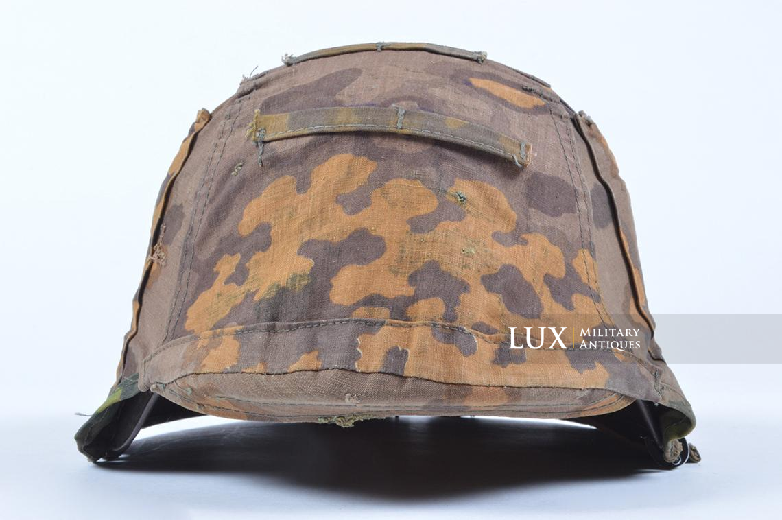 Second pattern Waffen-SS oak-leaf camouflage helmet cover