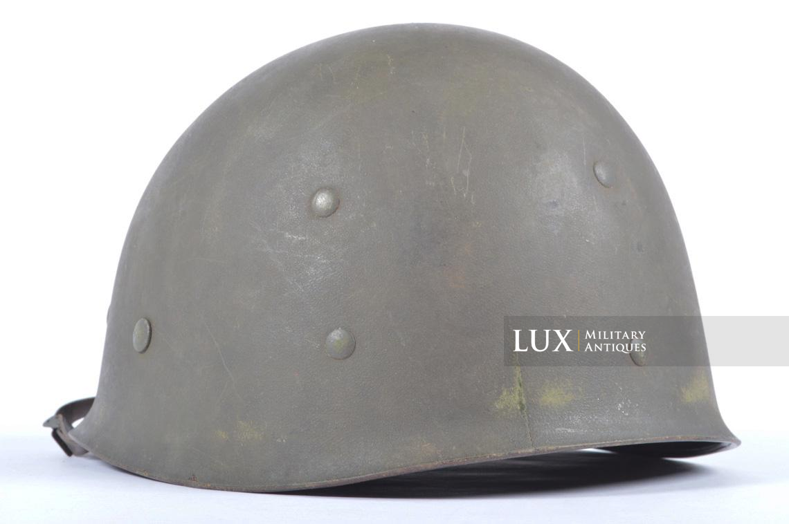 USM1 identified 4th Infantry Division fixed bale helmet, « IVY DIVISION