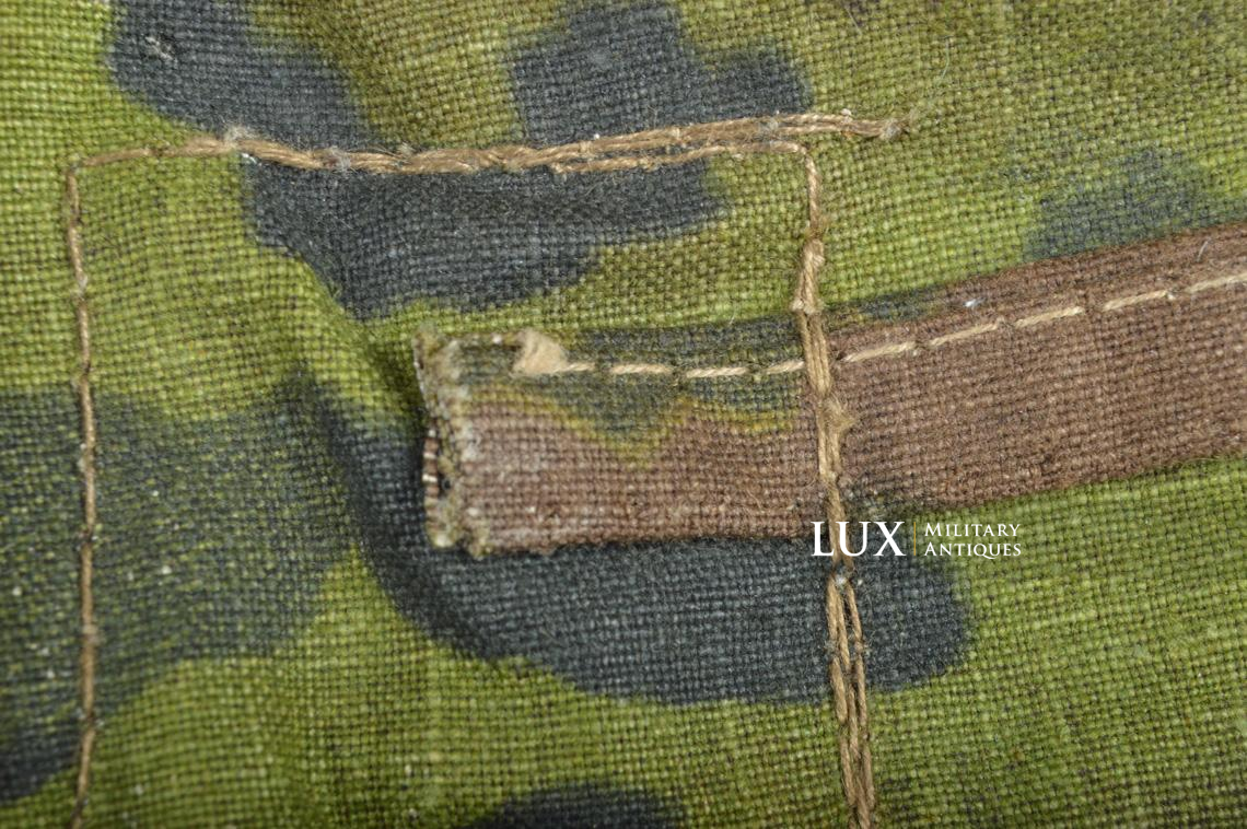 Waffen-SS second pattern oak-leaf camouflage combat helmet cover