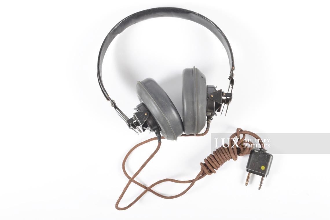 Unissued German armored/panzer headphones, « Dfh.B 44