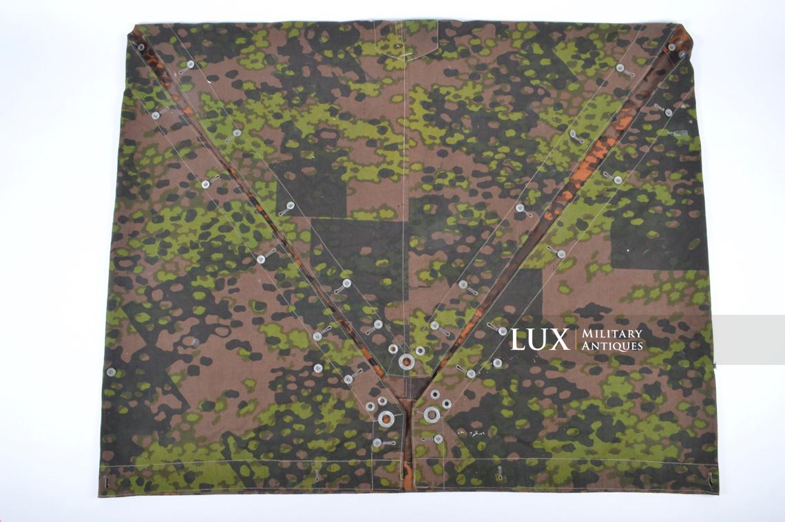 Waffen-SS camouflage shelter quarter/poncho, « plane tree 2 overprint