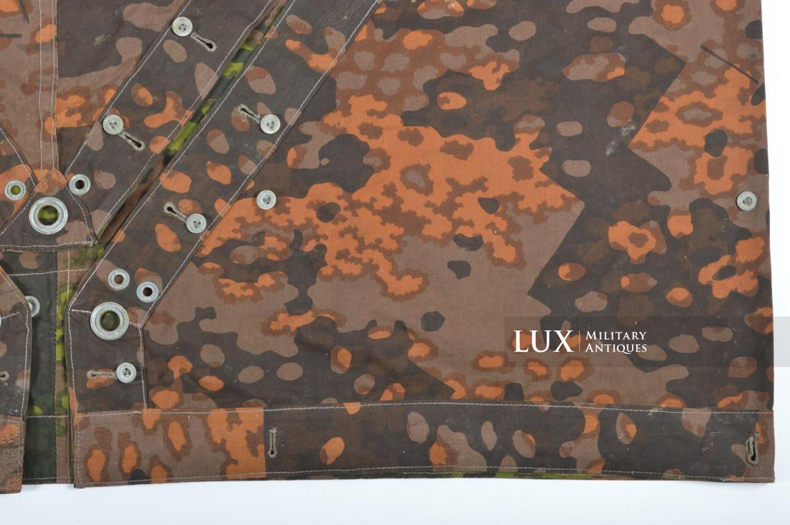 Waffen-SS camouflage shelter quarter/poncho, « plane tree 2 overprint