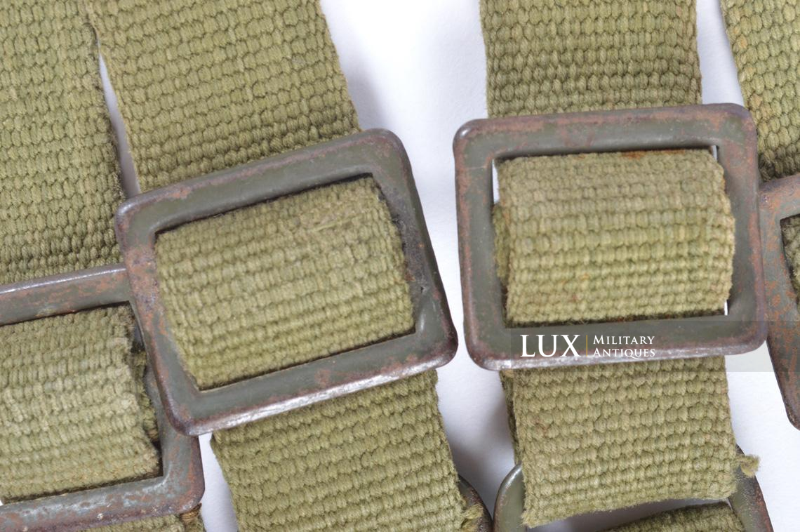 First pattern German tropical webbing Y-straps, « DAK