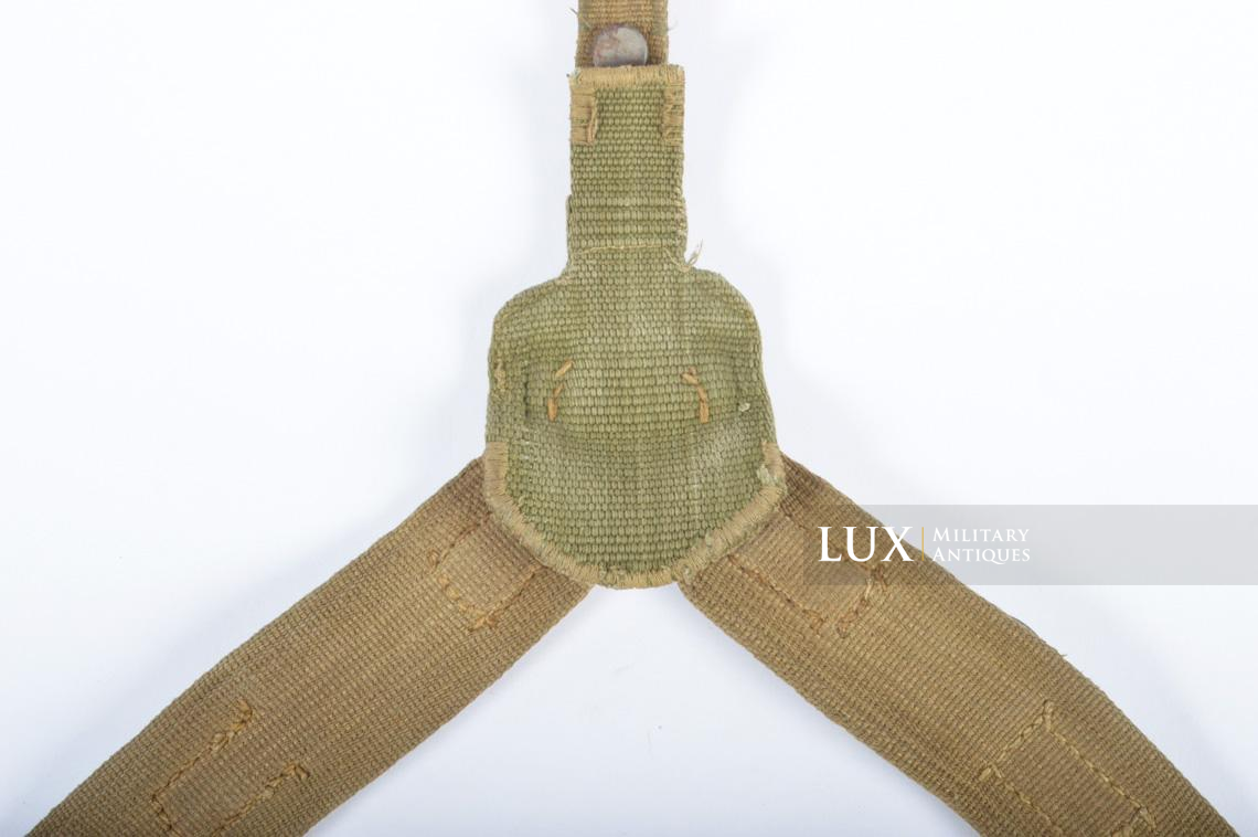 First pattern German tropical webbing Y-straps, « DAK