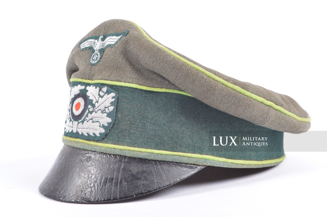 German Heer Panzer grenadier crusher cap, « combat worn