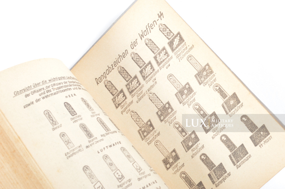 German pocket calendar, « Wehrmacht Merkbuch 1945