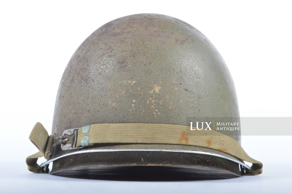 USM1 helmet, 101st AB, 327th Glider Infantry Regiment, « Headquarters