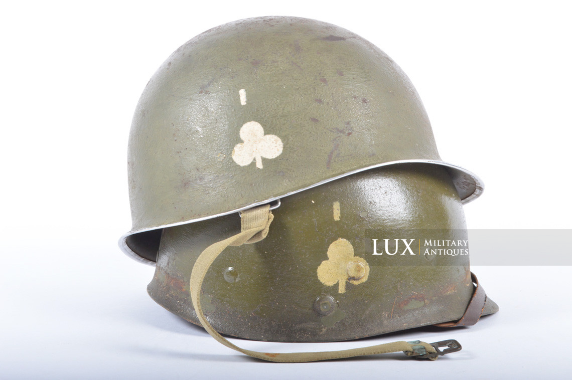 USM1 helmet, 101st AB, 327th Glider Infantry Regiment, « Headquarters