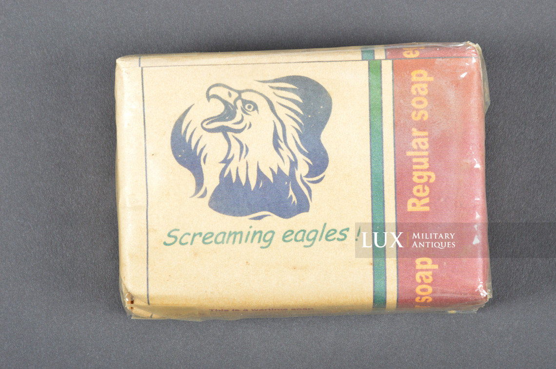 U.S. period issue soap, 101st Airborne Division, « Screaming Eagles!