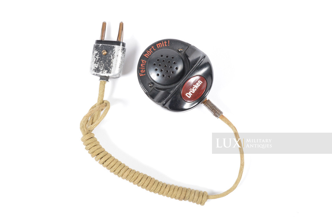 German field radio microphone - Lux Military Antiques