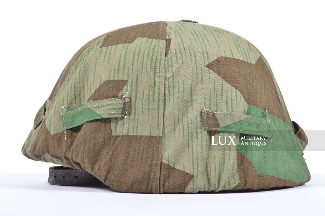 German army issued splinter camo helmet cover, « SS 03208
