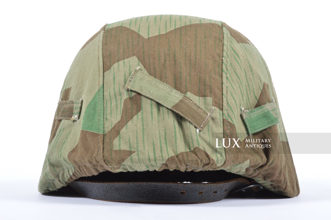 German army issued splinter camo helmet cover, « SS 03208