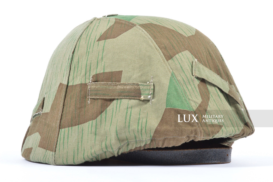 German army issued splinter camo helmet cover, « SS 03208