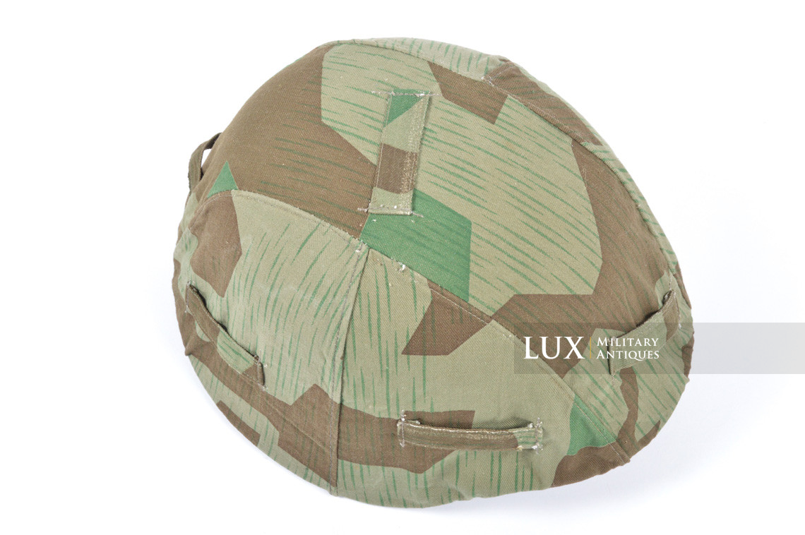 German army issued splinter camo helmet cover, « SS 03208
