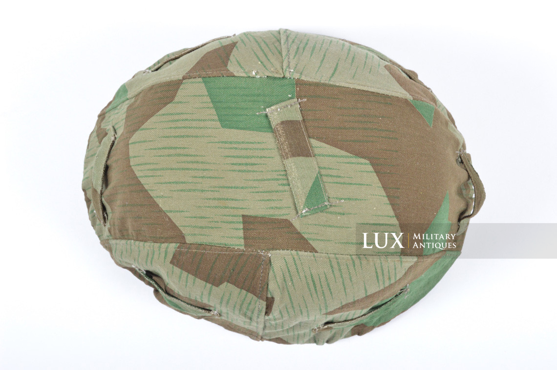 German army issued splinter camo helmet cover, « SS 03208