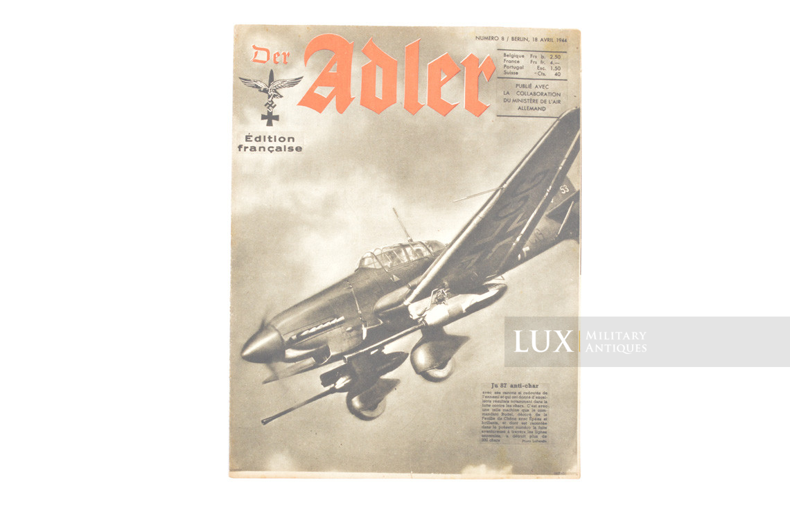 German « Der Adler » magazine, french version