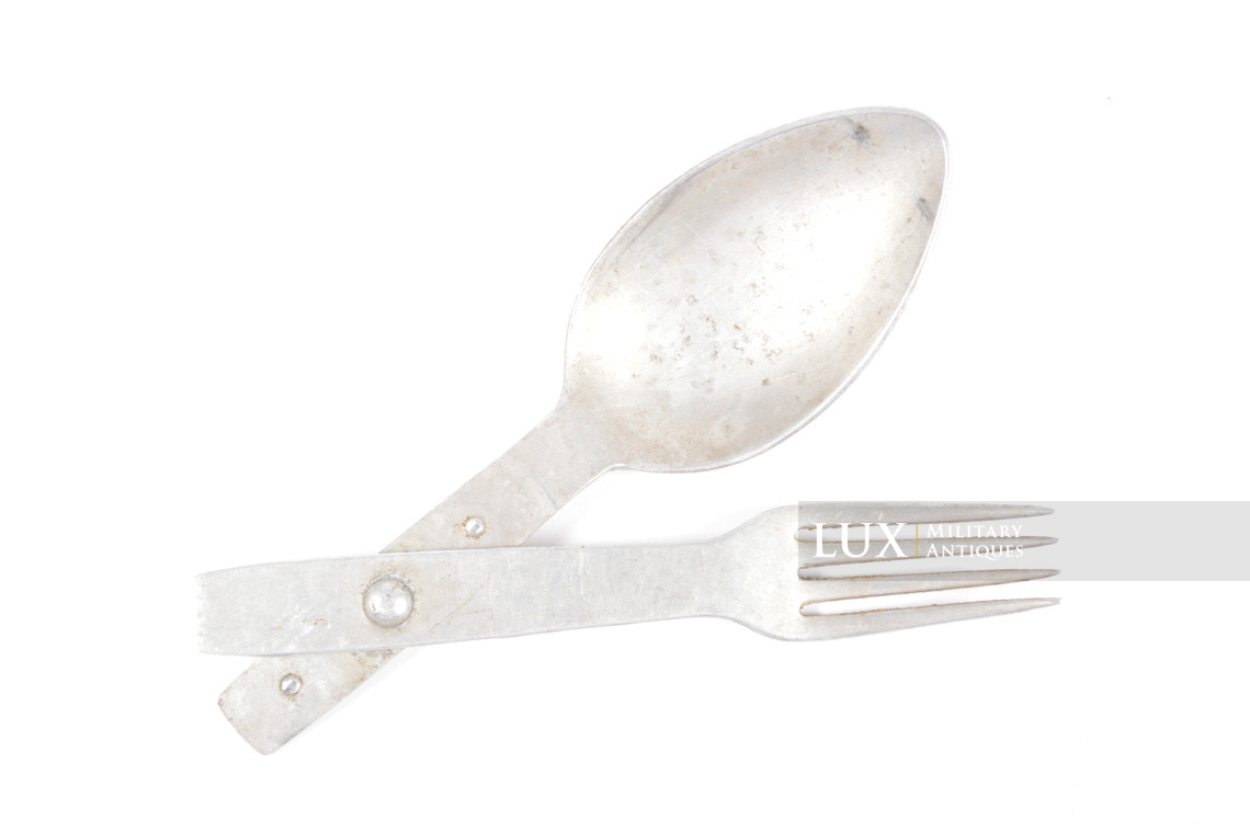 German field spoon/fork combo cutlery set, « LGK&F 39