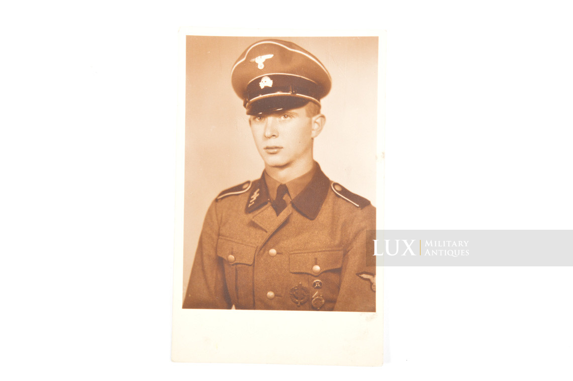 Early Waffen-SS enlisted mans portrait photograph