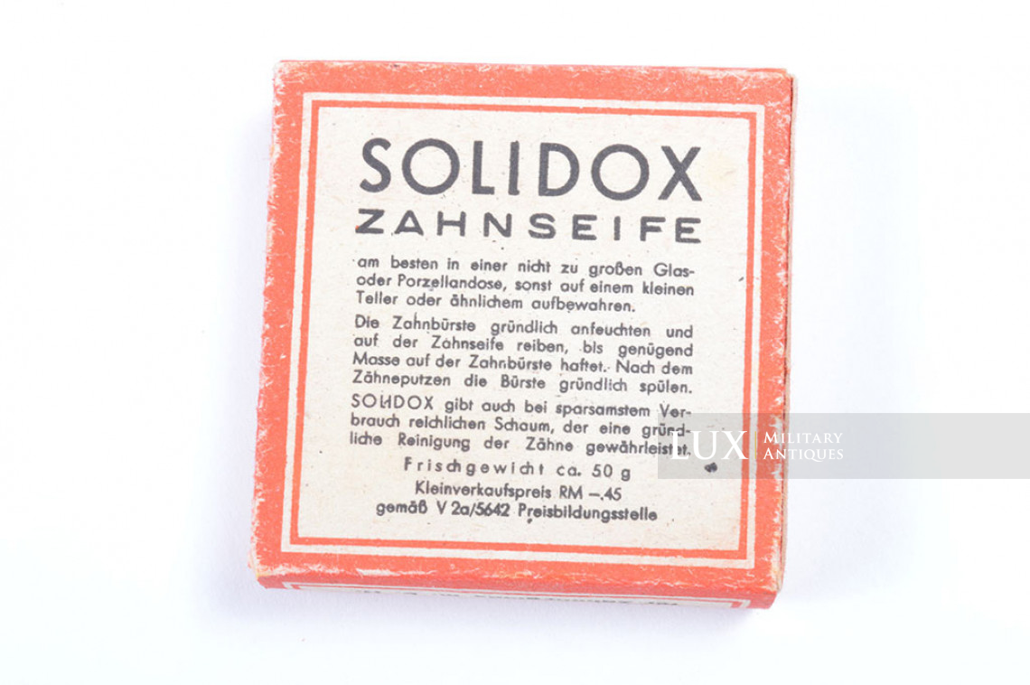 German toothpaste « SOLIDOX » - Lux Military Antiques