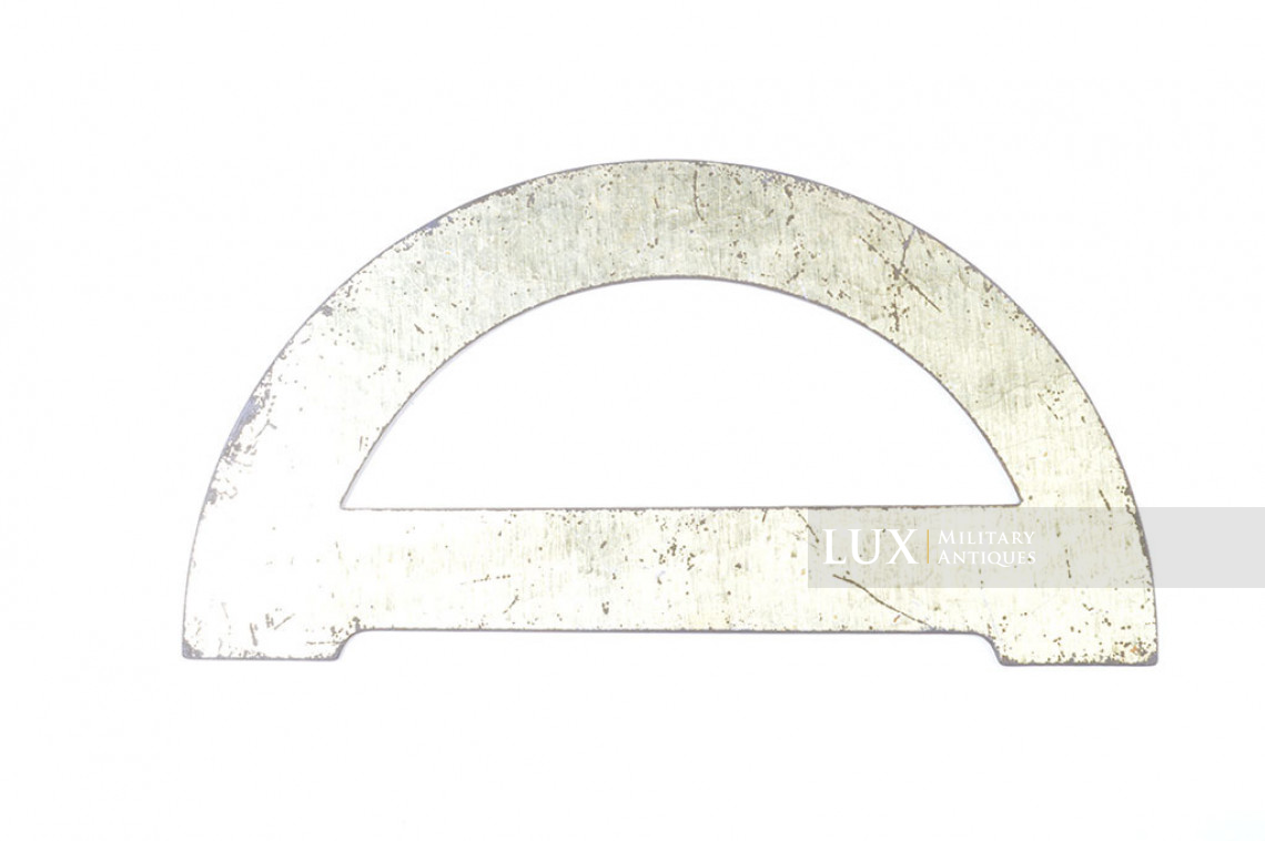 German map measuring protractor, « stamped steel