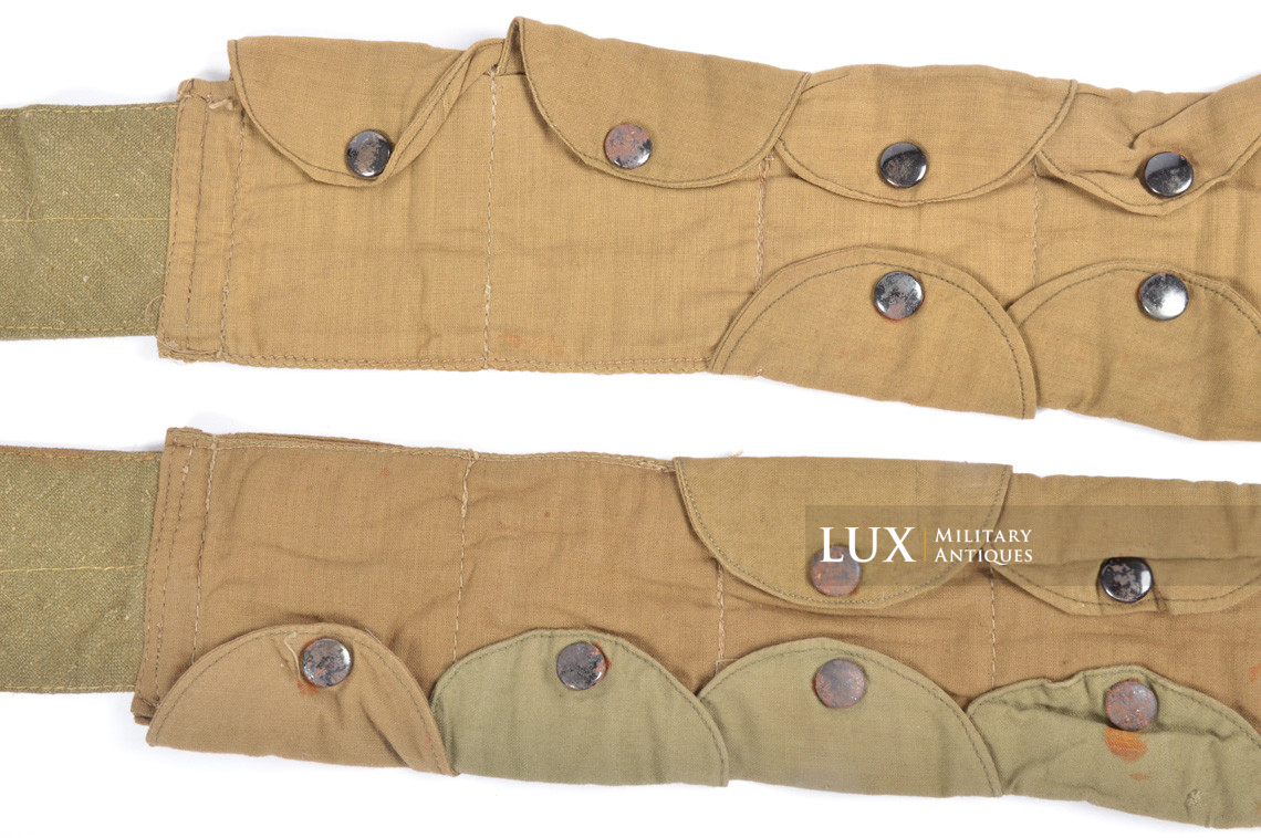 German paratrooper's k98 tan ammunition bandoleer, « R.B.Nr.