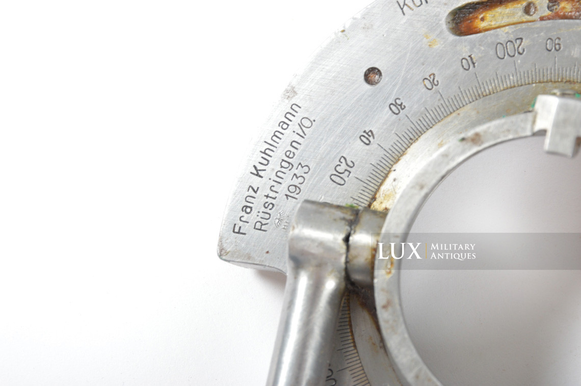 German artillery fuze timer tool and carrying pouch