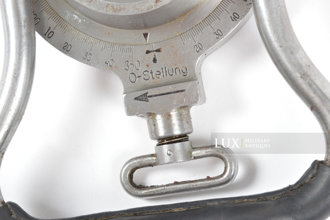 German artillery fuze timer tool and carrying pouch