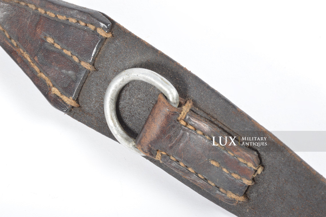 Early-war German leather combat Y-straps