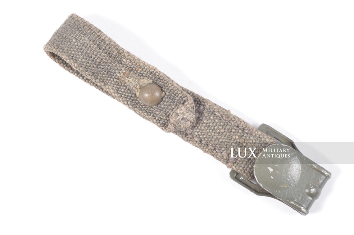 Early Gasmask canister belt support hook strap