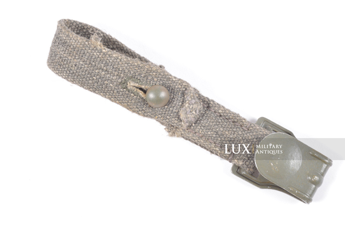 Early Gasmask canister belt support hook strap