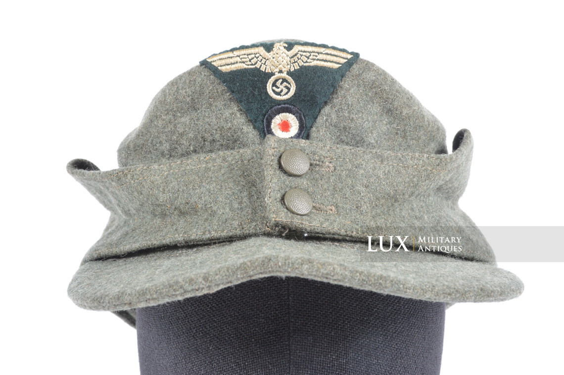German Heer officers M43 field cap, « French made