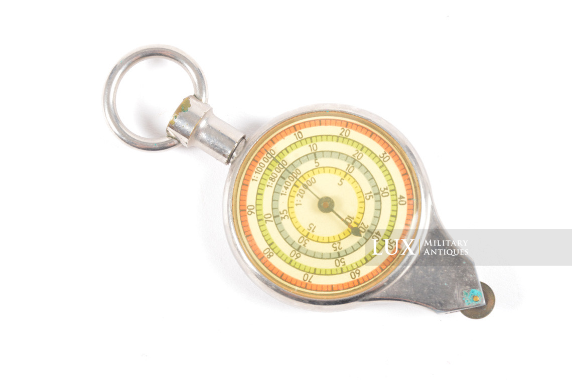 German issued map case distance measuring device, « meldekartentasche ...