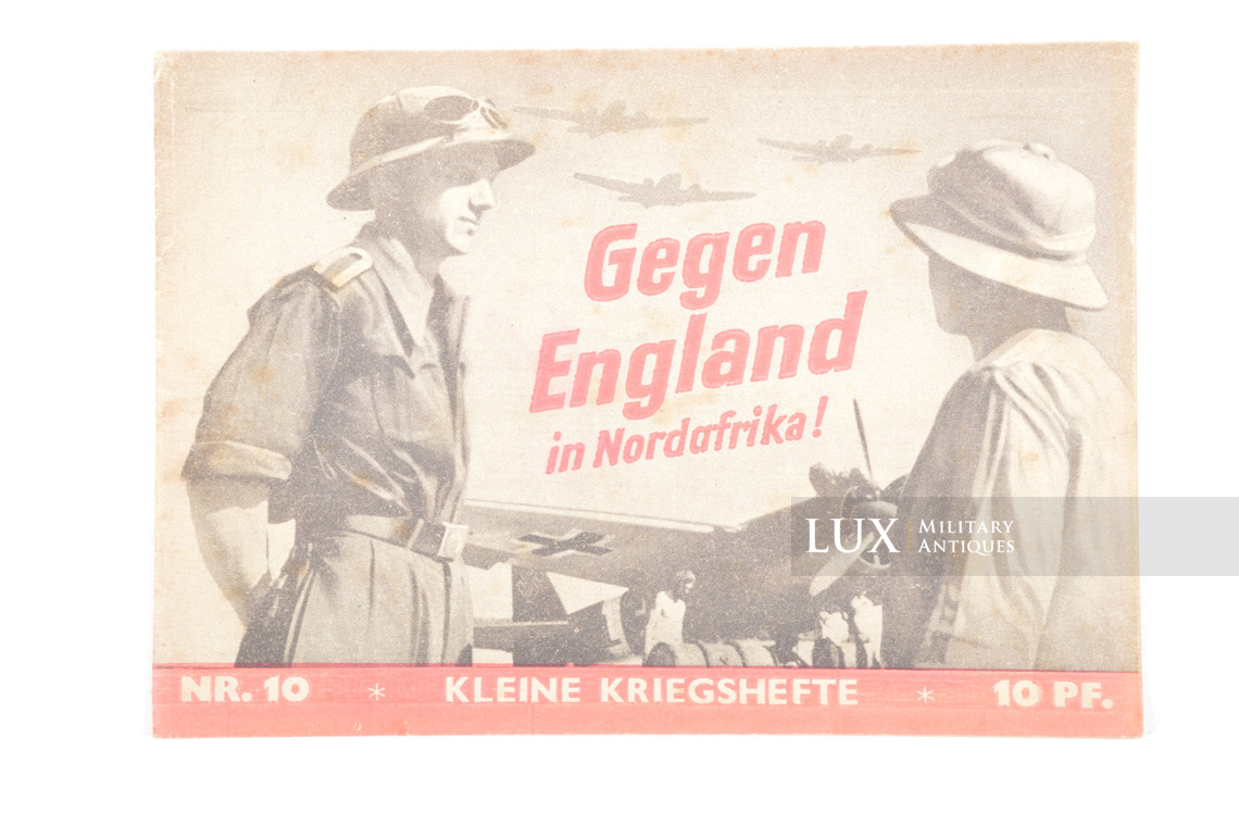 Period German war booklet, « Gegen England in Nordafrika