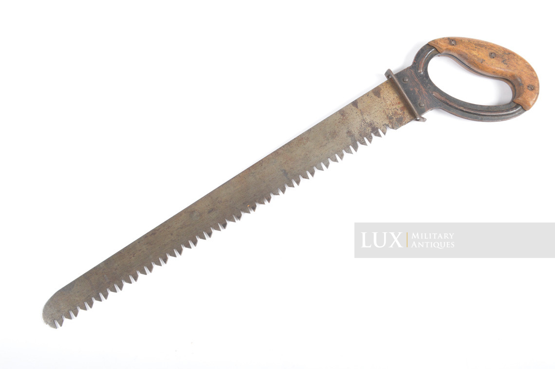 German combat engineer's field saw & black pressed cardboard scabbard ...