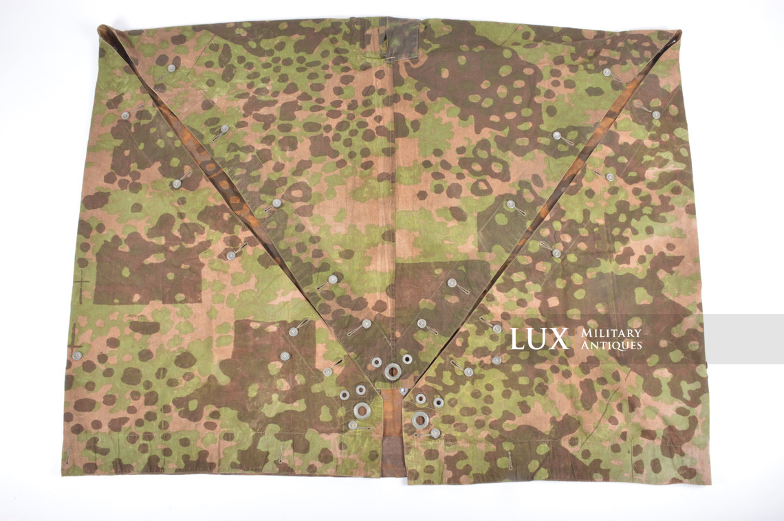 Rare late-war Waffen-SS camouflage shelter quarter / poncho, « plane ...