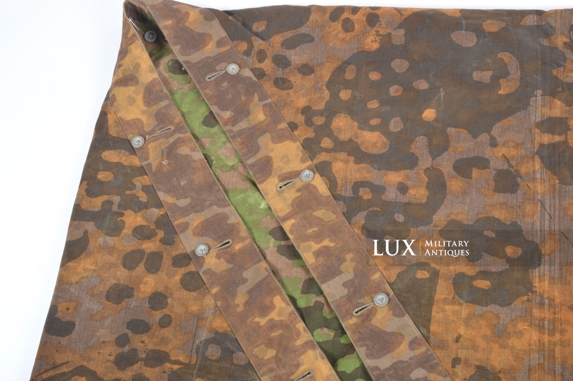 Rare late-war Waffen-SS camouflage shelter quarter / poncho, « plane ...