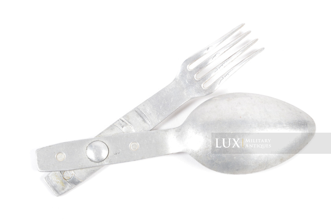 German field spoon/fork combo cutlery set, « 1937 Waffenamt WMI