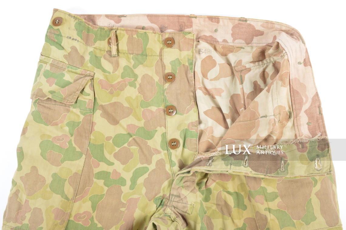 US Army issued « hbt » camouflage combat trousers, « 34x31
