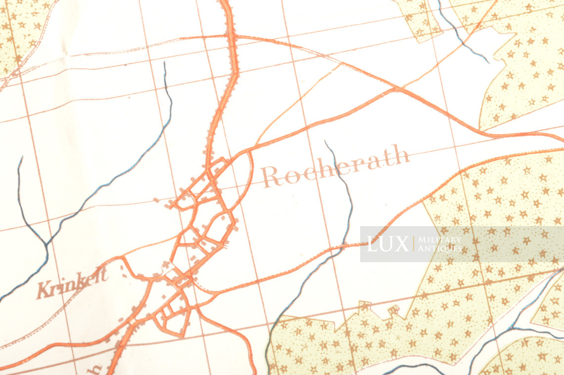 German Army map, Kampfgruppe Hansen, « Belgium - Stavelot