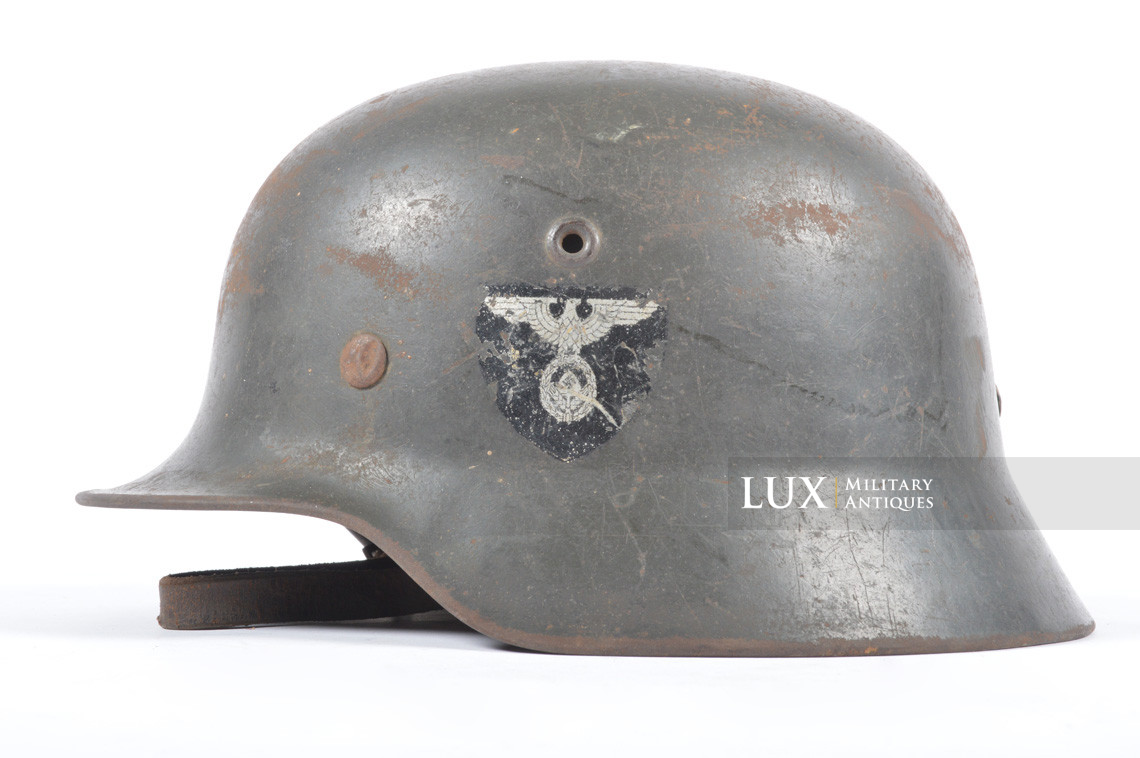 M40 RAD single decal German combat helmet, « Reichsarbeitsdienst