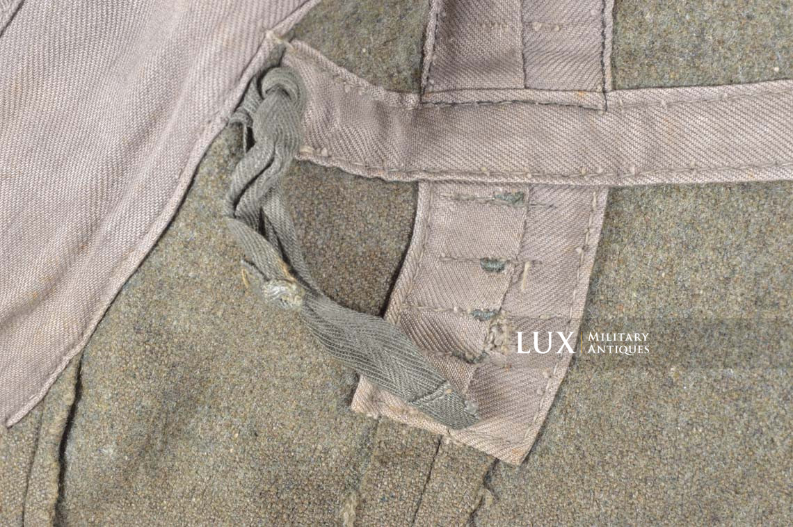 German Heer assault officer’s gunners wrapper, « combat worn